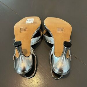 Anthropologie | Shoes | Nib Anthro Silent D Strappy Slingback Kitten ...